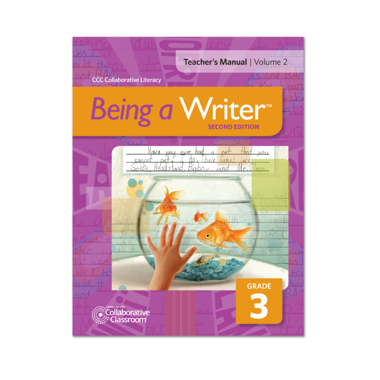 Being a Writer, 2nd Edition Teacher's Manual, vol. 2, Grade 3 ...