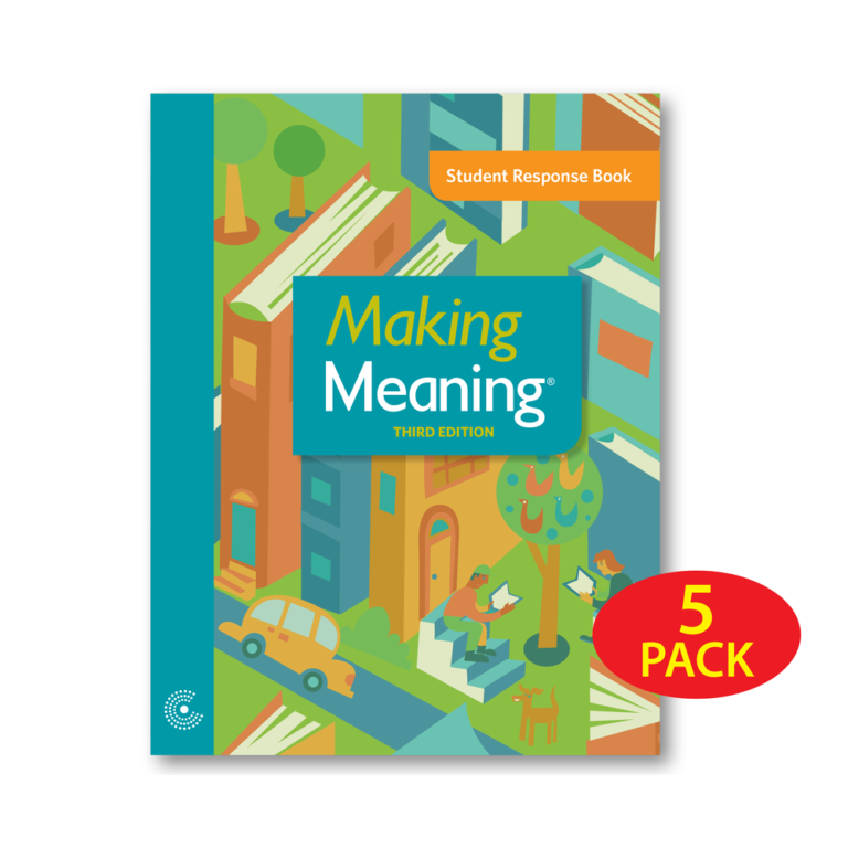 Making Meaning, 3rd Edition Student Response Book, Grade 5 (pack of 5 ...