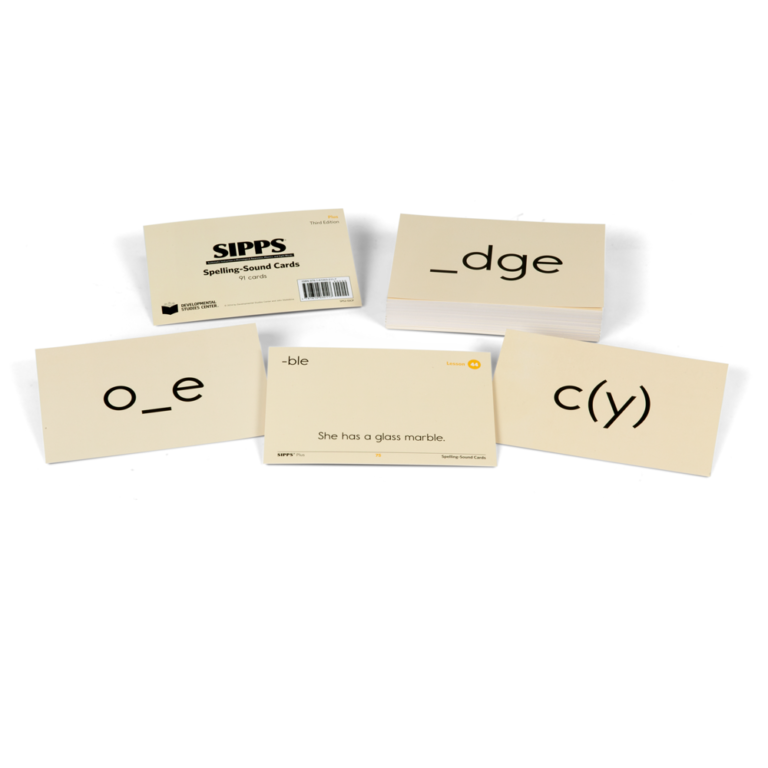 SIPPS Plus, 4th Edition Handheld Spelling-Sound Cards - Collaborative ...