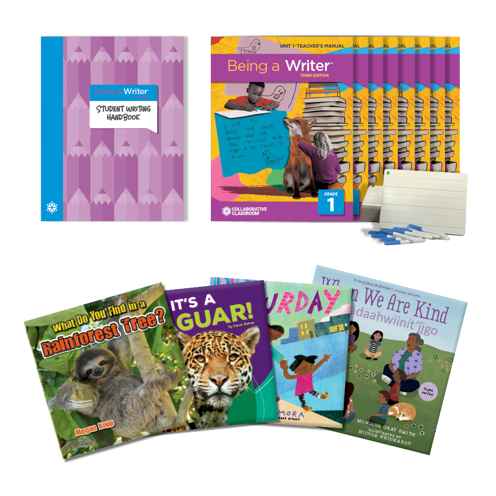 Being a Writer, 3rd Edition Classroom Package, Grade 1 - Collaborative ...