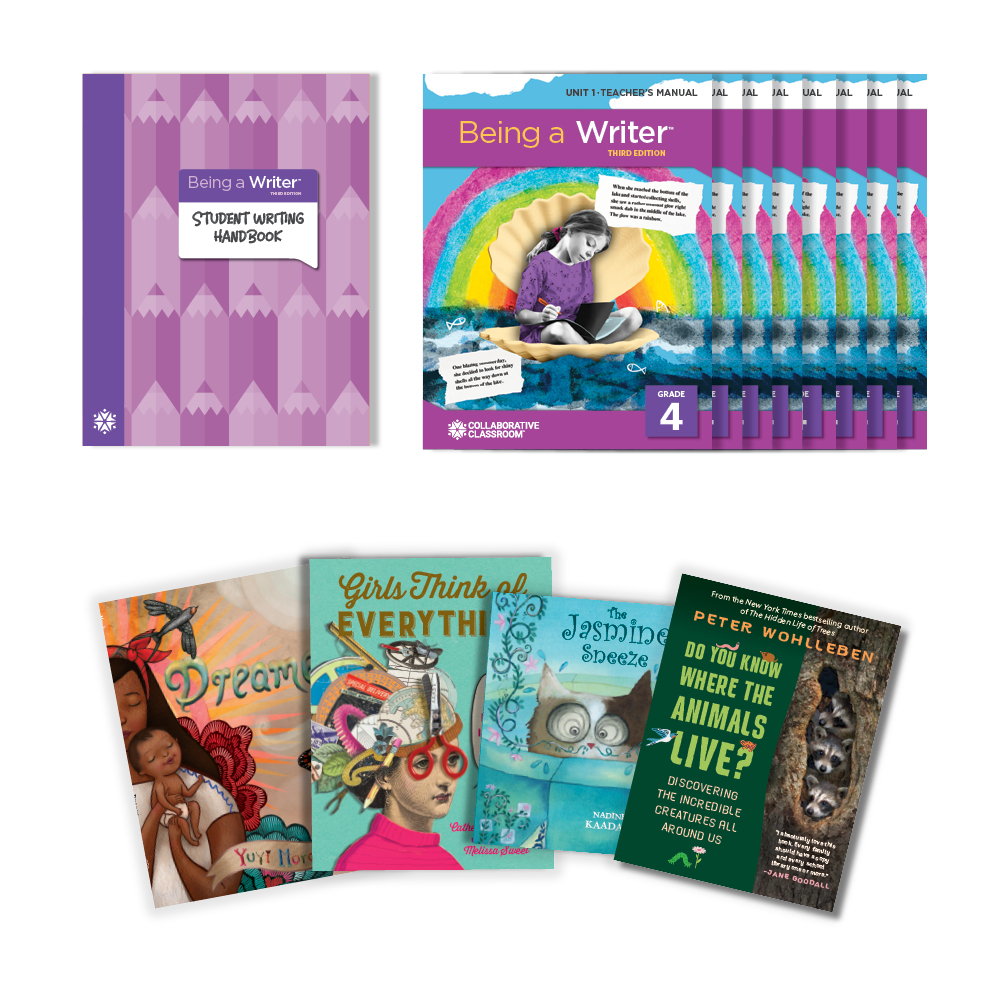 Being a Writer, 3rd Edition Classroom Package, Grade 4 - Collaborative ...