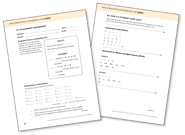 SIPPS, Fifth Edition (K–12) - Collaborative Classroom